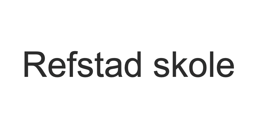 Refstad skole